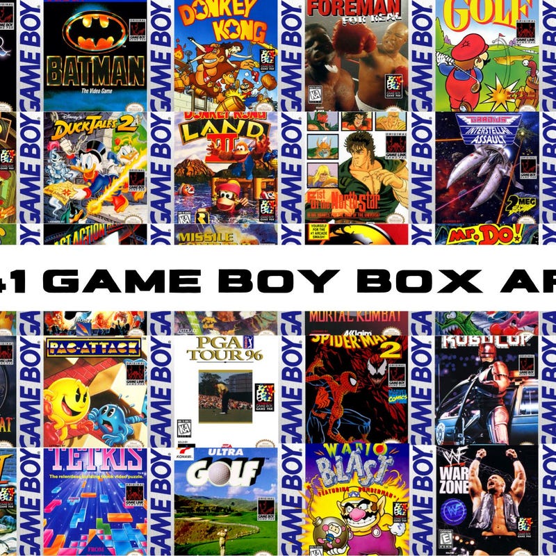 Video Game Box Stickers - Etsy UK