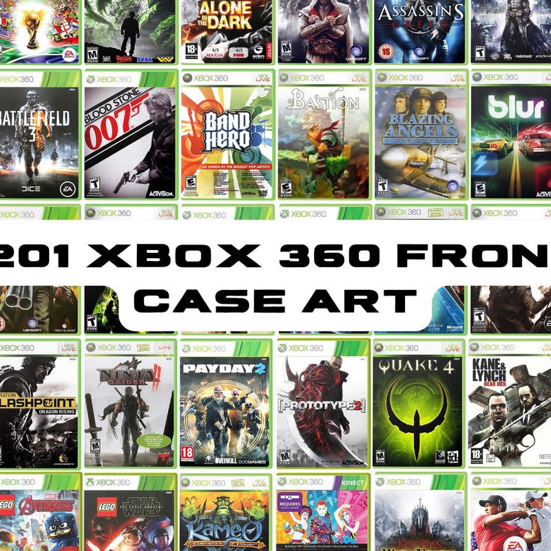 Xbox360 Cover Art - Etsy