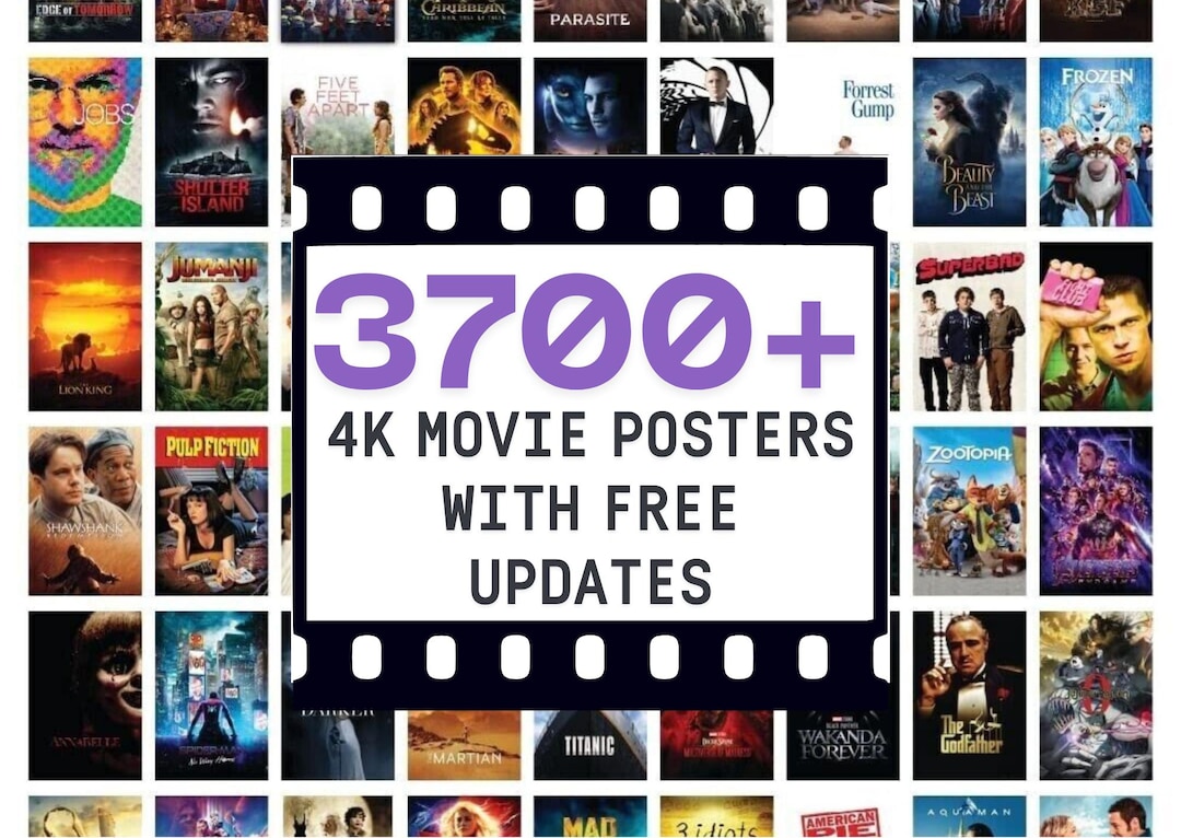 High Quality/resolution 4K Movie Posters Collection - Set of 3700+ 4K ...