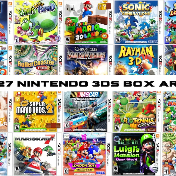 3ds Game Labels - Etsy