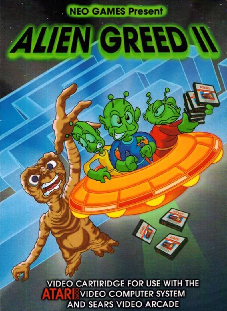 828 Digital Atari 2600 Box Art, PNG Bundle, Cool, Nostalgic, Digital ...