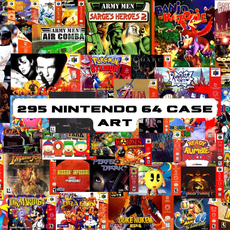 Nintendo 64 Case Cover - Etsy UK