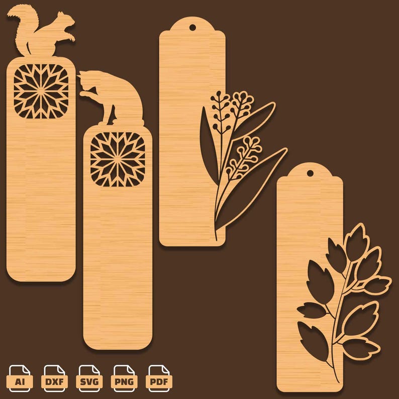 100 Bookmark Laser Cut Files: SVG, CNC, Glowforge (digital Download) - Etsy