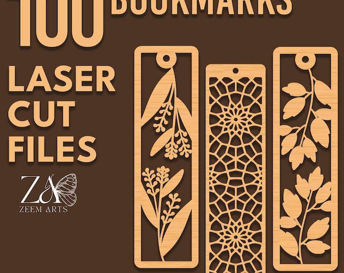 42 Designs of Bookmark Laser Ready SVG Cut Files Bundle. Laser Ready ...