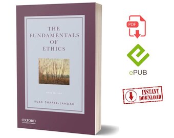 The Fundamentals of Ethics 5th Edition 5E - Etsy