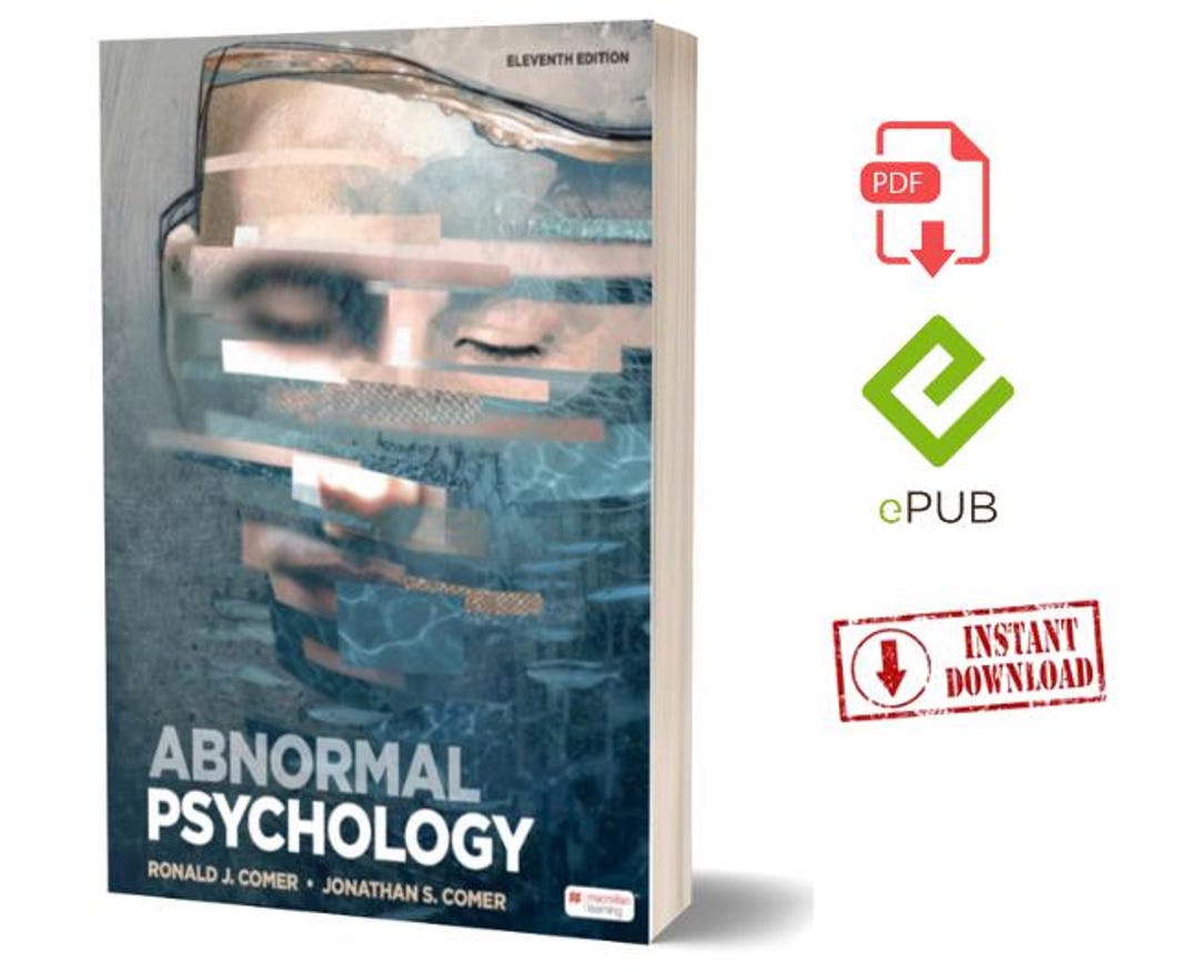 Abnormal Psychology 11th Edition by Comer - Etsy