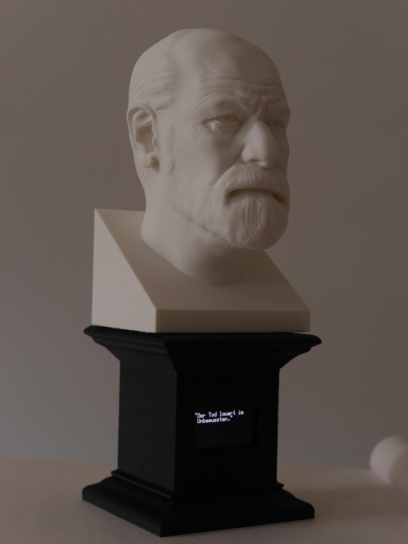 Sigmund Freud Quoting Bust - Etsy