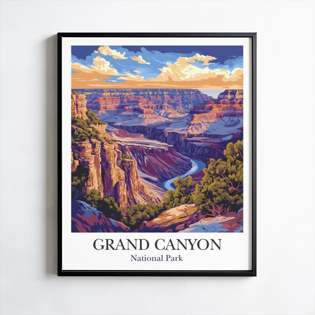 Grand Canyon National Park Poster, Wall Art, Print, Arizona Print, Home ...