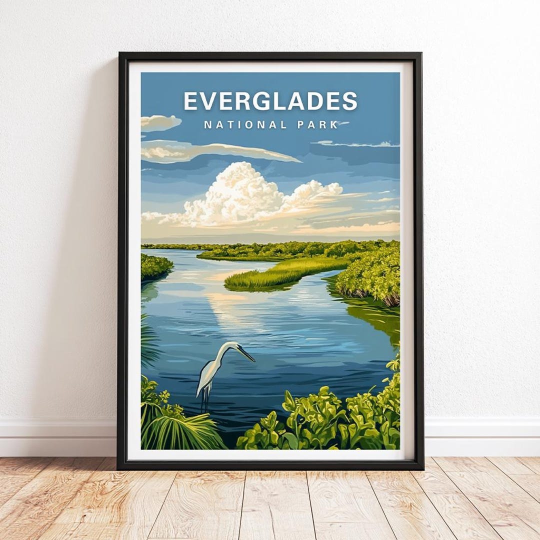 Everglades National Park Poster Print, Florida Everglades Wall Art ...