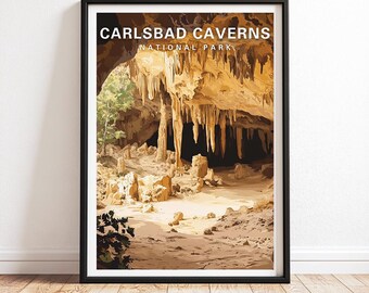 Carlsbad Caverns National Park Poster - Etsy