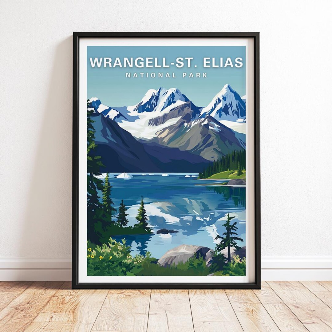 Wrangell St Elias National Park Poster Wrangell St Elias Poster ...