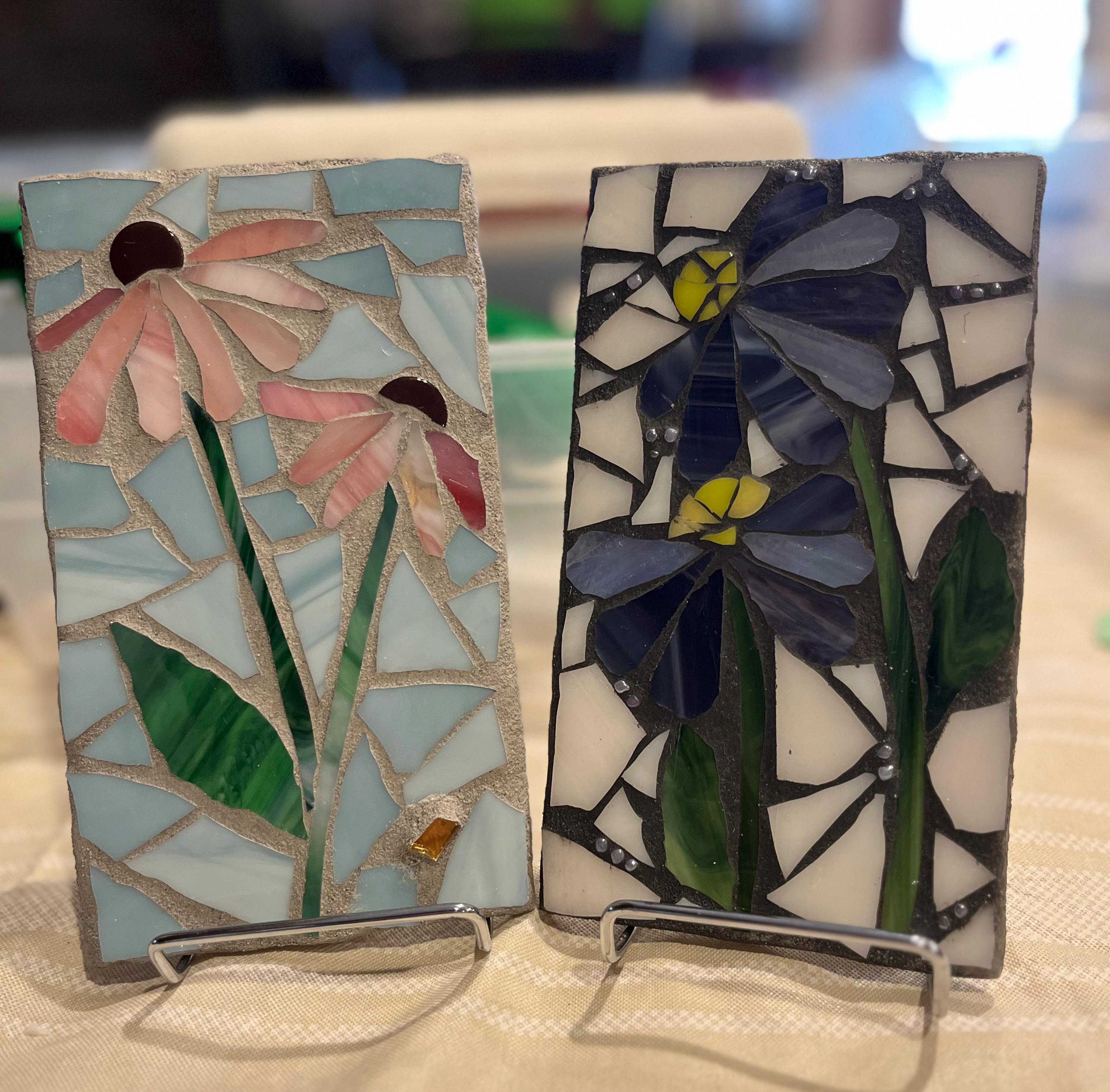 DIY Mosaic Flower Kit: Stained Glass Craft Kit for Adults - Etsy