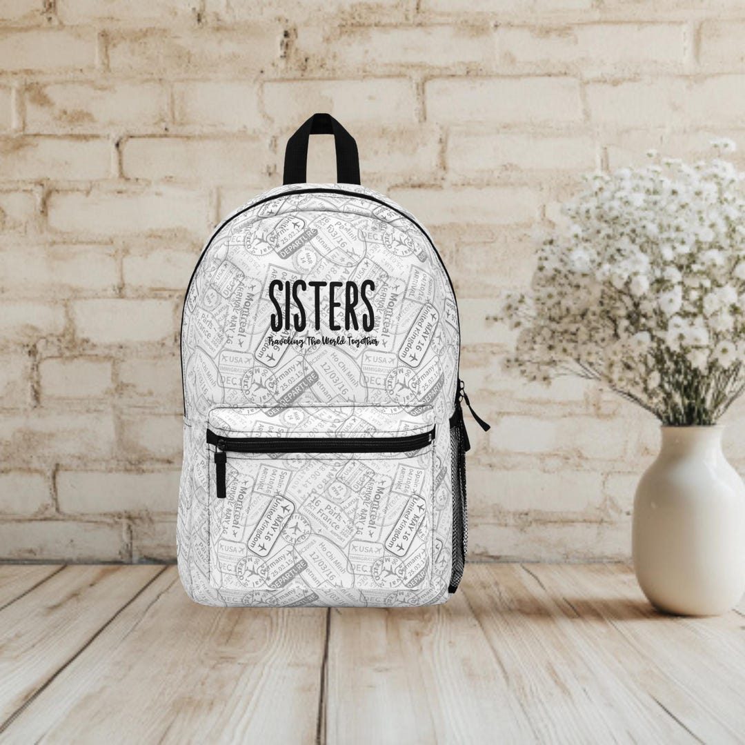 Sisters Trip Bag, Sisters Travel Backpack, Matching Sibling Gift, Gift ...