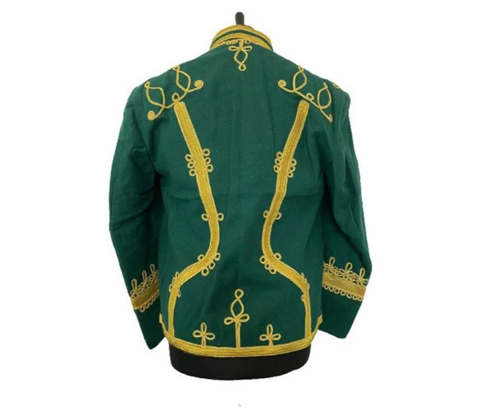 Men's Green Napoleonic Military Hussar Jacket: Handmade Fashion Hussar ...