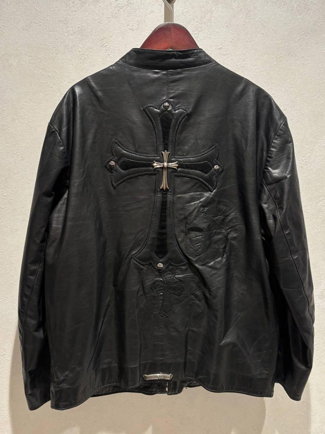 Chrome Hearts Leather Jacket - Etsy