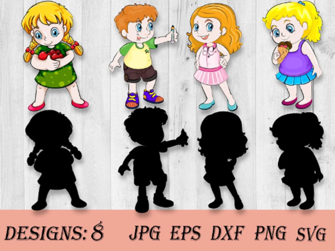 Stick Figures SVG Bundle | Stick People Clipart | Stick Kids & Family ...