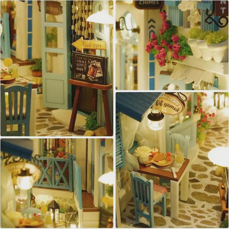 Sea Breeze Book Nook DIY Kit: 3D Wooden Coastal Bookends - Etsy