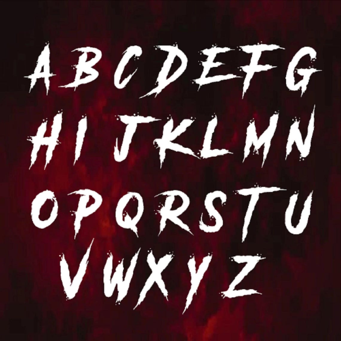 Horror Font SVG, Spooky Alphabet SVG, Blood Drip Font, Scary Cricut ...