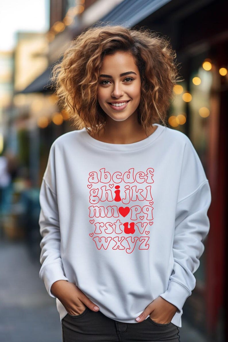 Valentine Alphabet SVG | I Love You Svg | Kids Valentines Svg | Love Alphabet SVG | Valentine ...