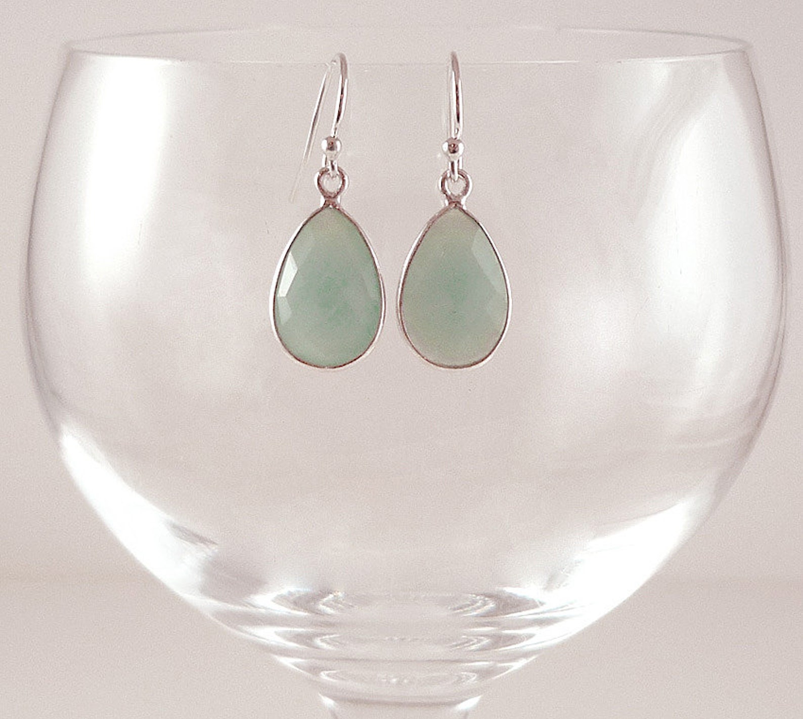 Rose Quartz Earrings Gemstone Earrings Pale Pink Quartz - Etsy