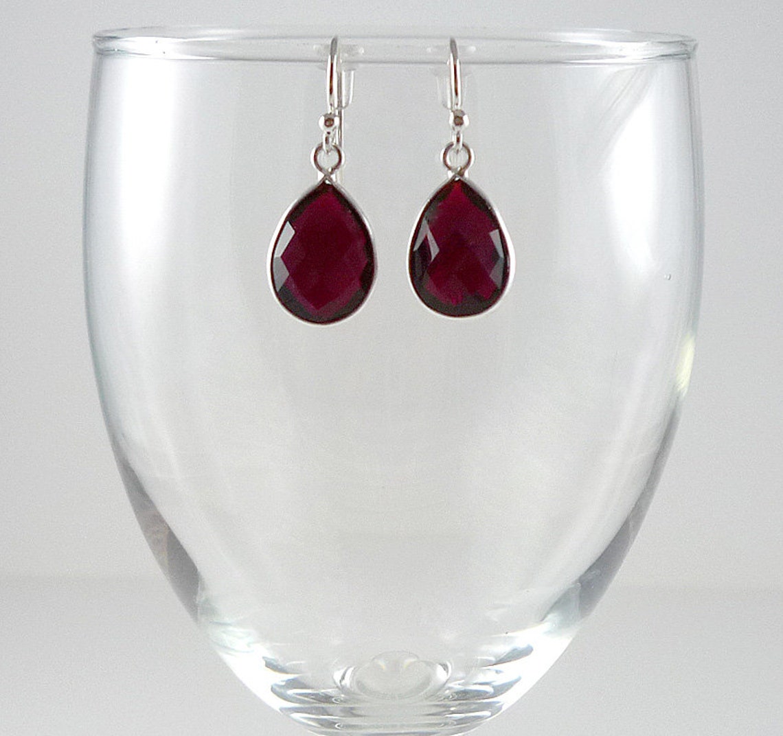 Rose Quartz Earrings Gemstone Earrings Pale Pink Quartz - Etsy