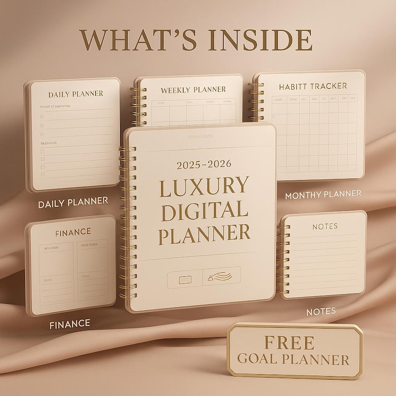 Digital Planner Bundle 2026 | 15000+ Printable Planner Templates ...