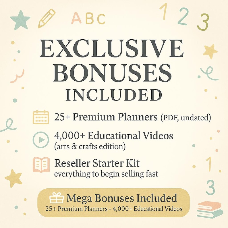 36,000+ Kids Learning Worksheets Plr Mrr Homeschool Mega Bundle - Etsy