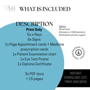 Printable Doctor Pretend Play Set for Kids – 15 Page PDF – Doctor Role ...