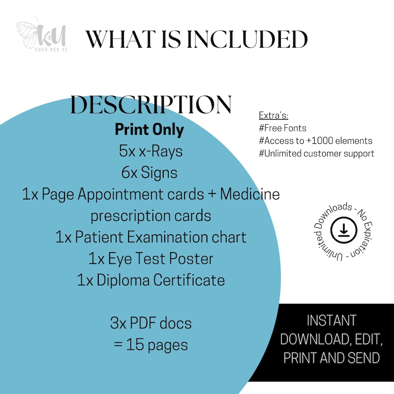 Printable Doctor Pretend Play Set for Kids – 15 Page PDF – Doctor Role ...