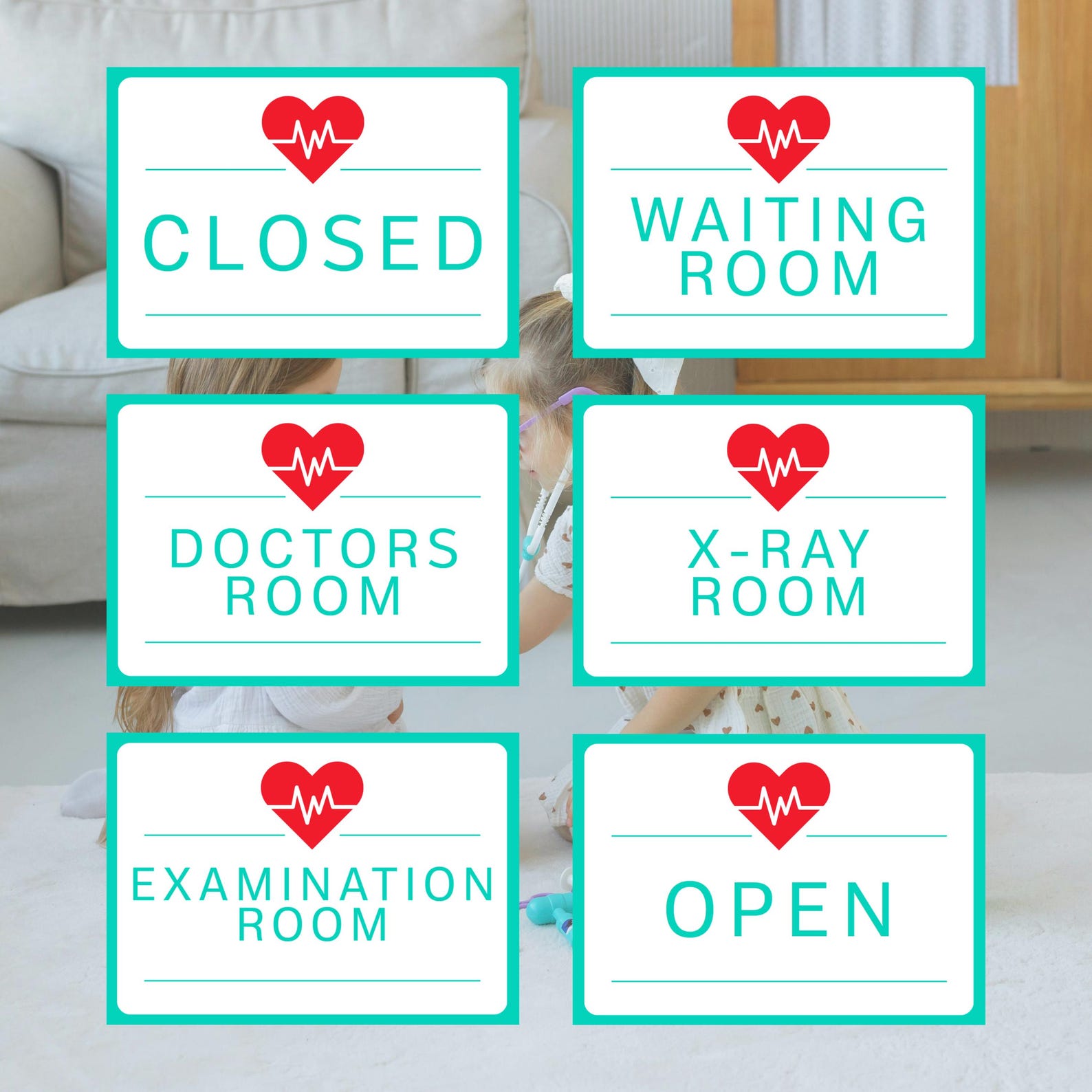 Printable Doctor Pretend Play Set for Kids – 15 Page PDF – Doctor Role ...