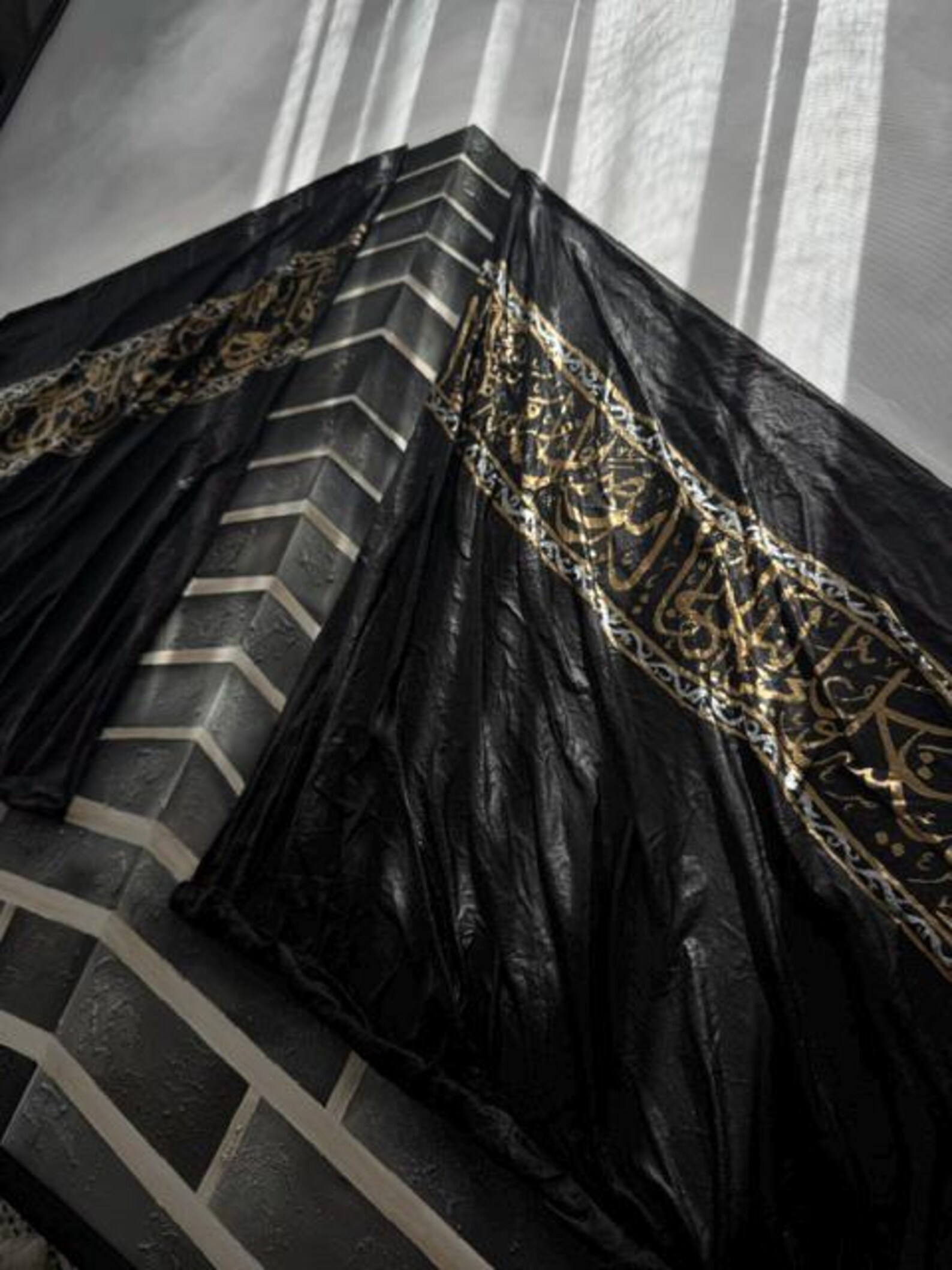 Kaaba 3D Islamic Wall Art: Kiswa Cloth, Ramadan Decor - Etsy