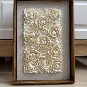 3D Shell Art, Shell Wall Art, Nature Lover Gift, Boho Style Decor ...