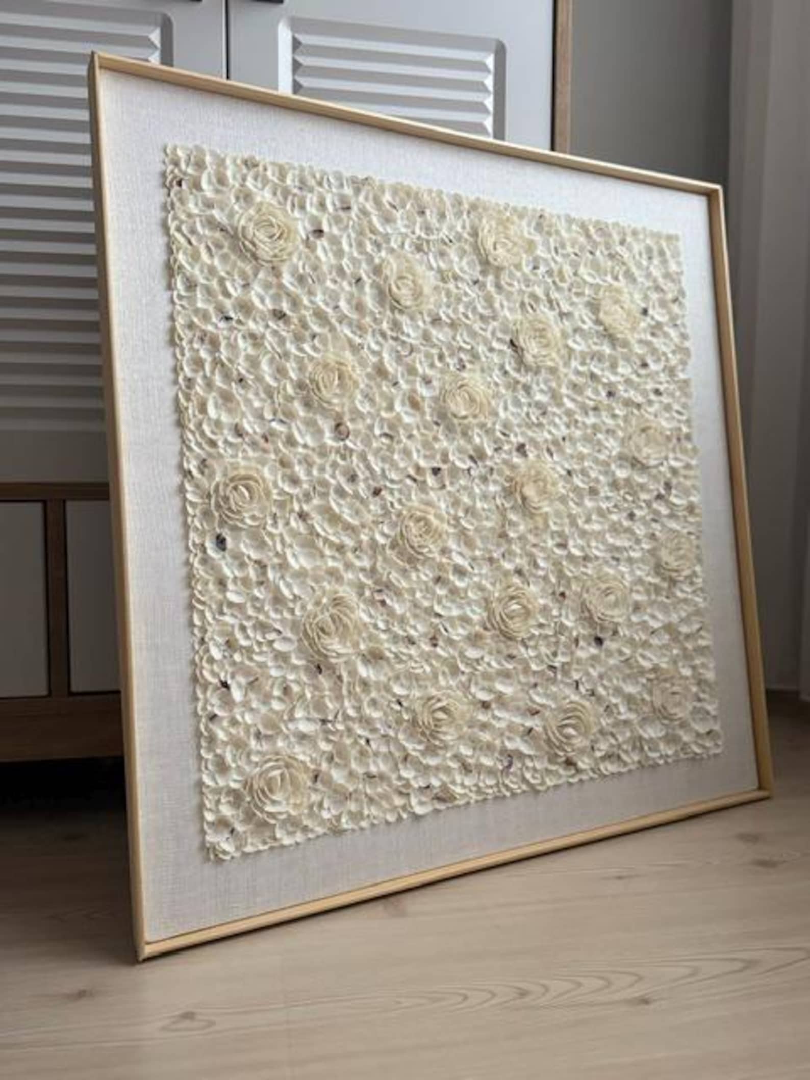 3D Shell Wall Art: Large Coastal Sculpture, Boho Living Room Decor - Etsy