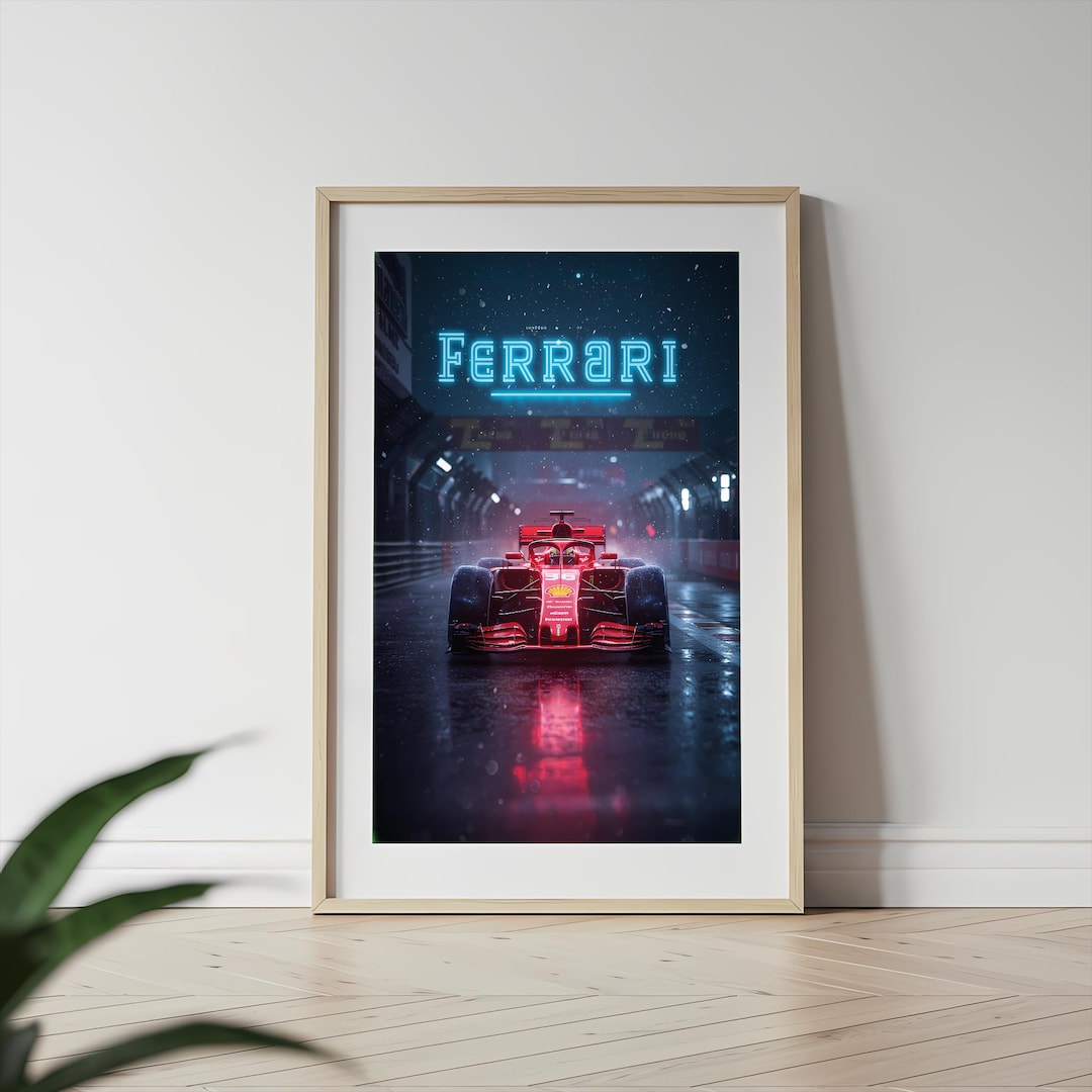 Ferrari F1 Poster | Ferrari F1 Poster #1004 | Ferrari Wall Decor ...