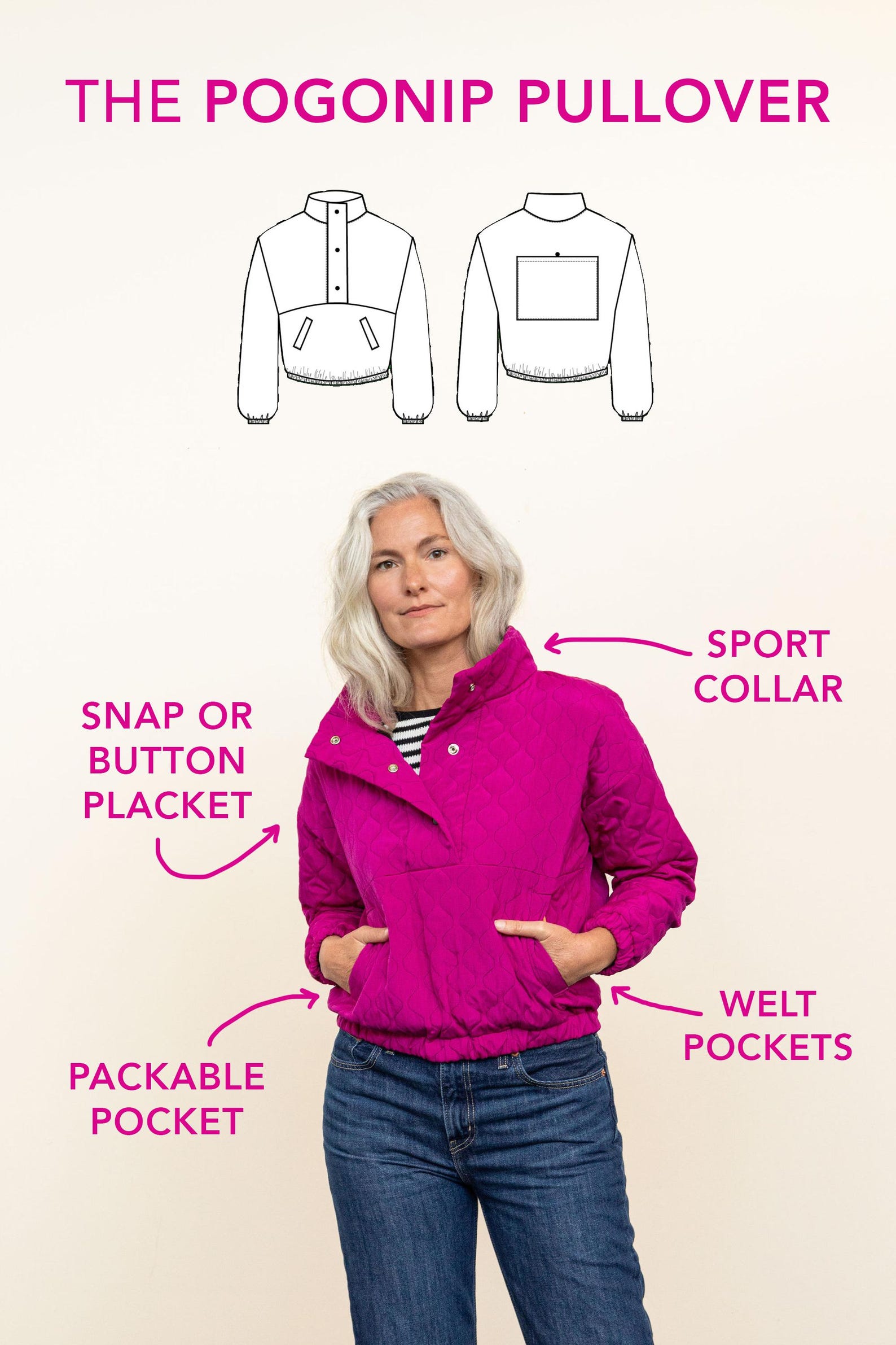 The Pogonip Pullover Sewing Pattern by Friday Pattern Company - Etsy