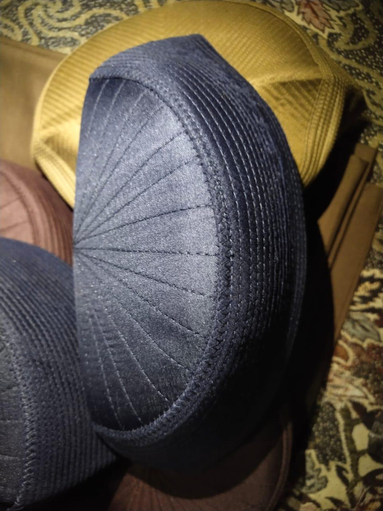 Muslim Men Islamic Prayer Round Cap | Classic Kufi Hat for Namaz ...