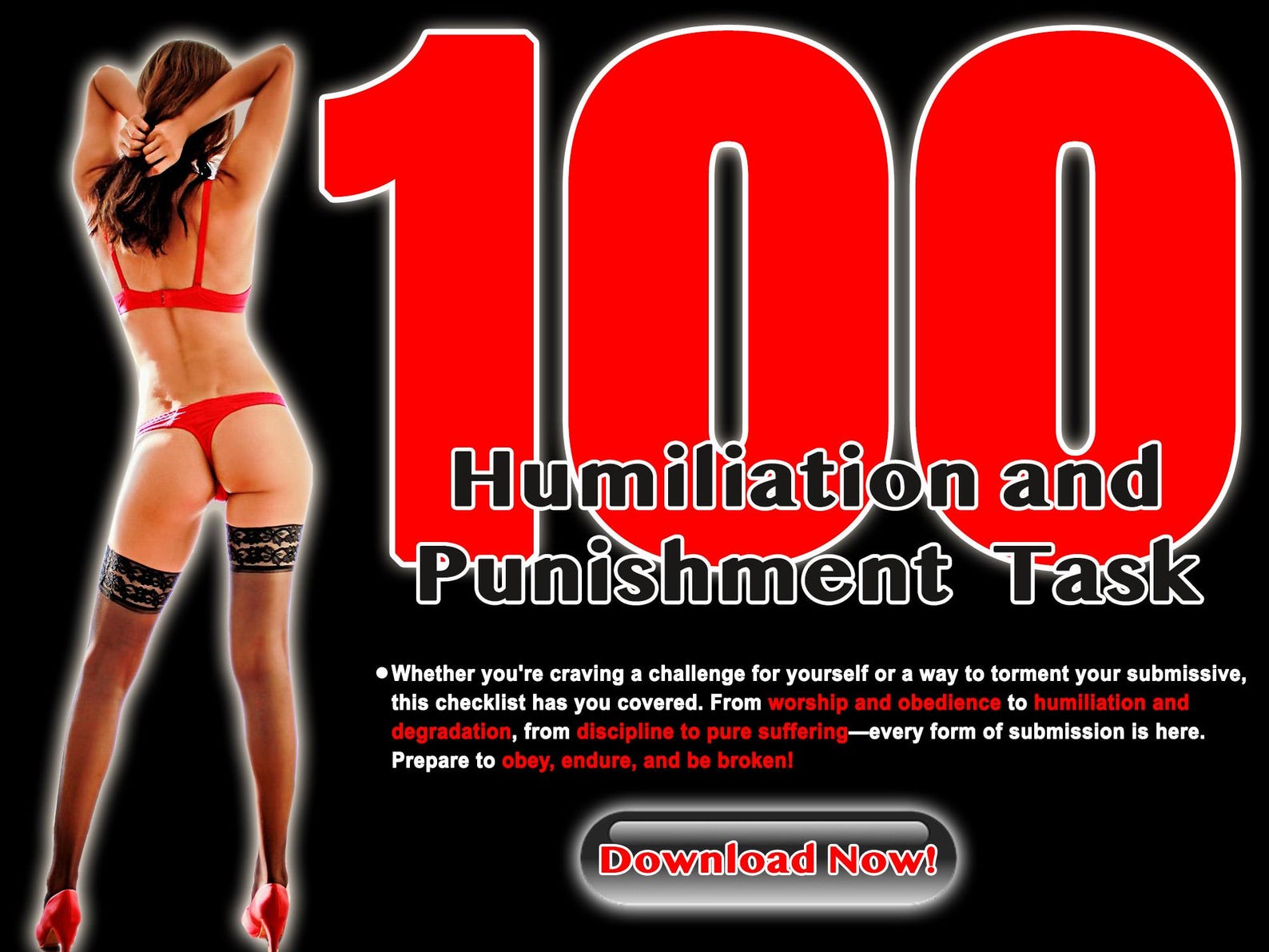 100 Humiliation & Punishment Tasks - Etsy