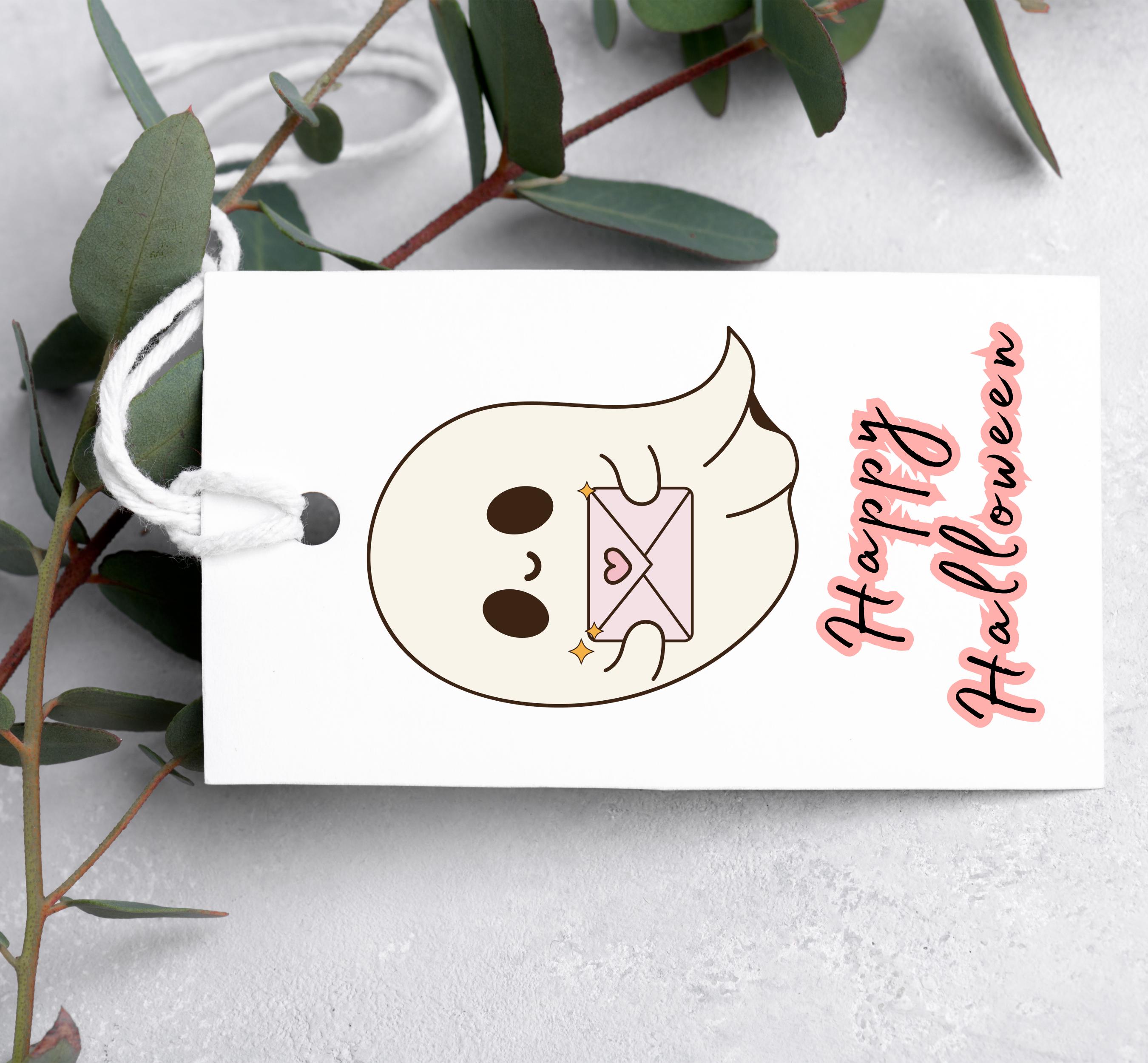 Printable Halloween Gift Tag, Halloween Class Gift Tag, Halloween Favor ...