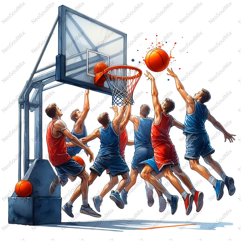 15 Watercolor Basketball Clipart | Sports Basketball | Printable ...