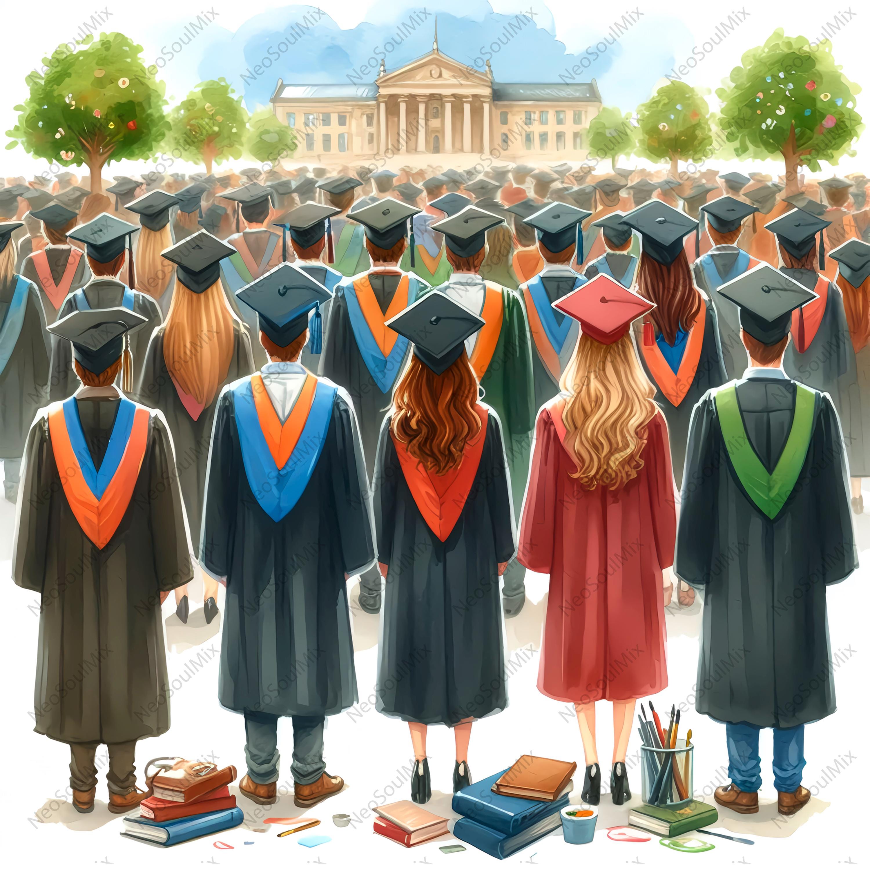 26 Graduation Clipart | Student Grad Designs | High-quality JPG Files ...