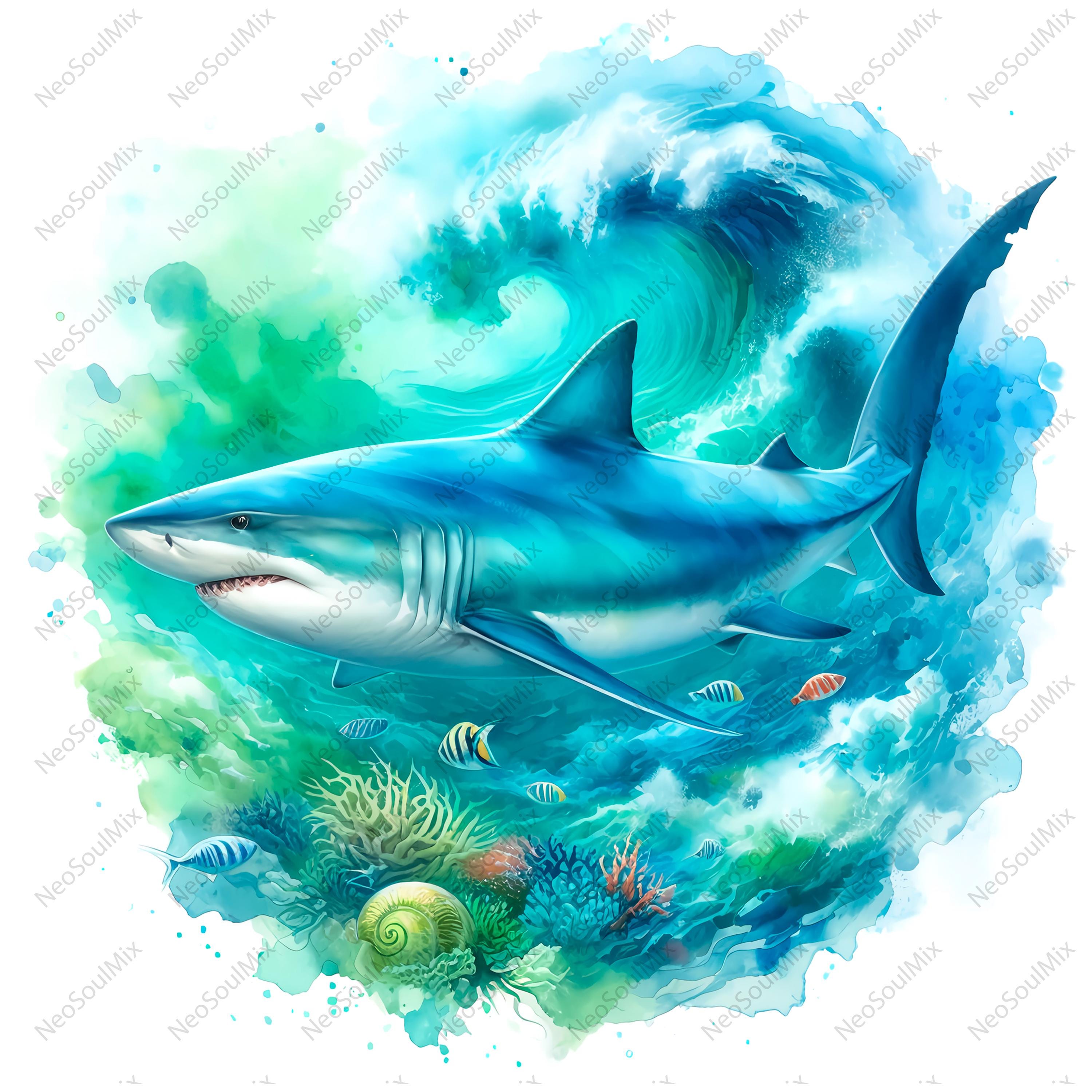 24 Shark Clipart | Graphics Shark | Shark Clipart Illustration ...
