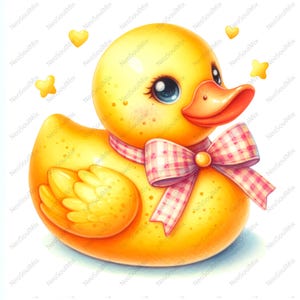 25 Rubber Ducky Clipart Bundle | Cartoon Duck Files | Cute Digital Arts ...