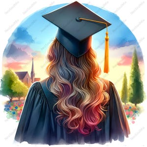 25 Girl Graduation Clipart | Student Grad Designs | High-quality JPG ...
