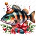 20 Bass Fish, Funny Bass Fish,watercolor Bass, Birthday Fish, Party ...