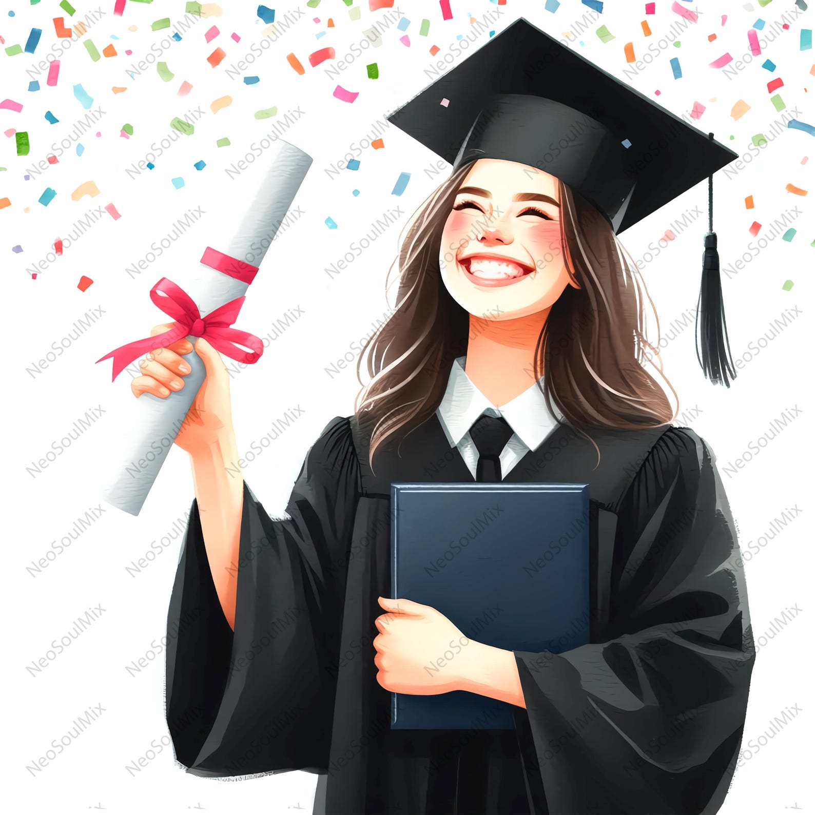 23 Girl Graduation Clipart | Student Grad Designs | High-quality JPG ...
