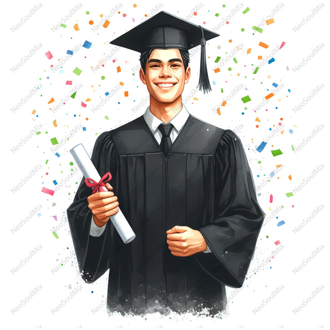 22 Graduate Boy Clipart | Student Grad Designs | High-quality JPG Files ...