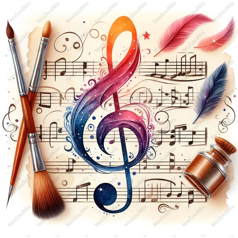 19 Music Note Clipart | Minimalist Music Note Clip Art | Printable ...