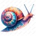 26 Snail | Folk Art Snail Clipart | Whimsical Snail Illustrations ...