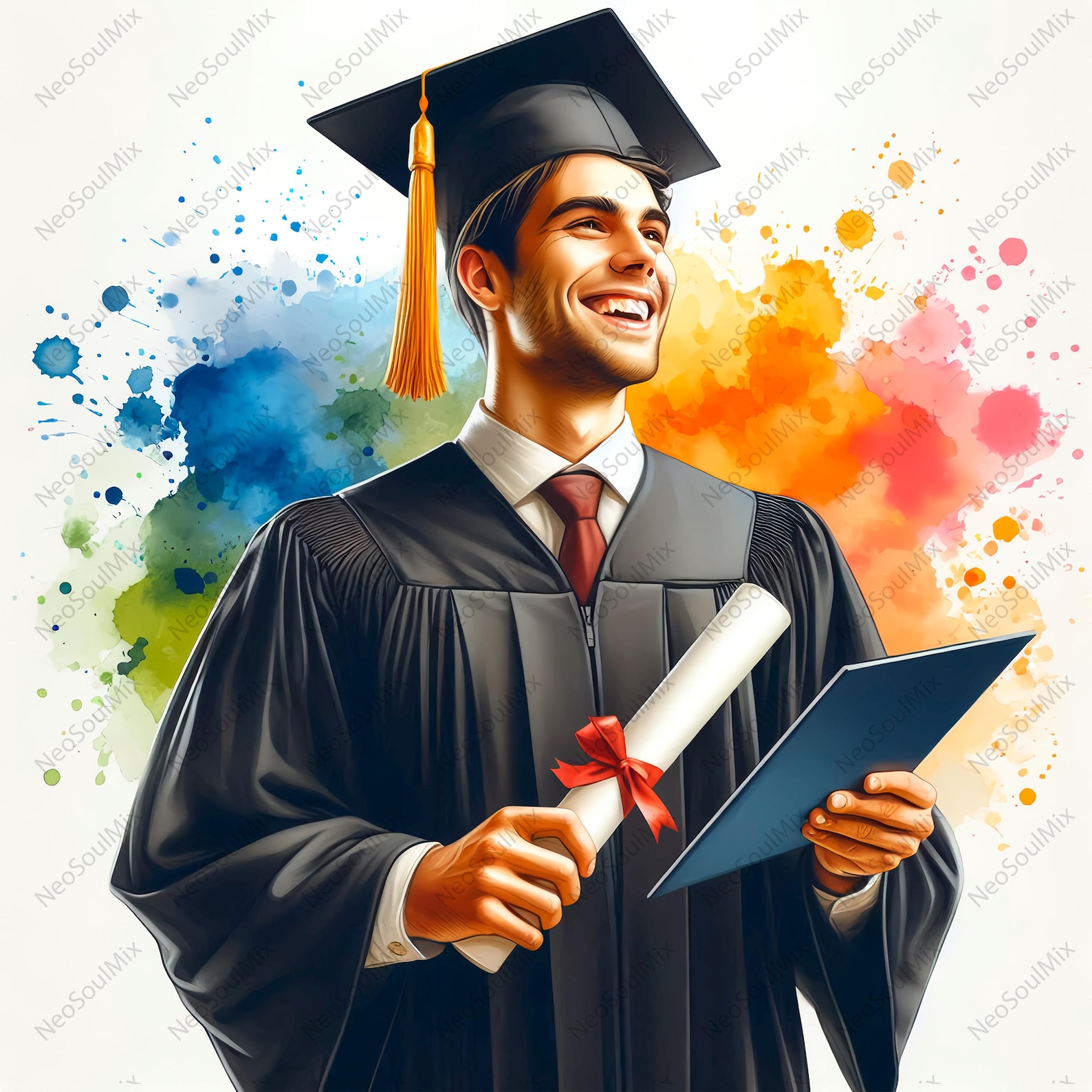 22 Graduate Boy Clipart | Student Grad Designs | High-quality JPG Files ...