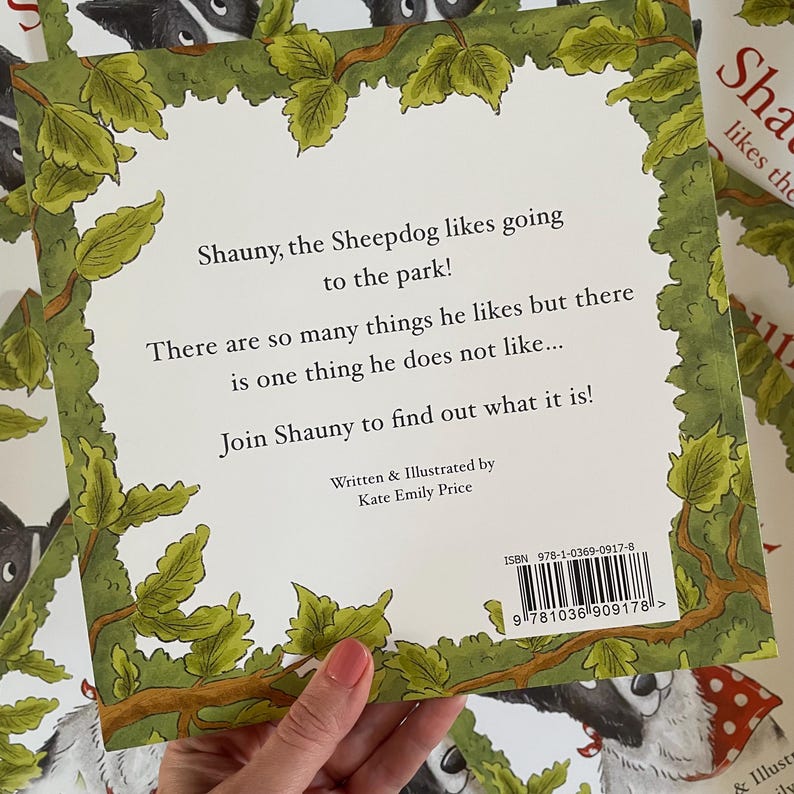 Shauny Likes the Park Signed Picture Book and Vinyl Sticker, Border ...